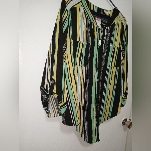Ruby Rd. | Tops | Ruby Rd Favorites Blousel Greenblack | Poshmark